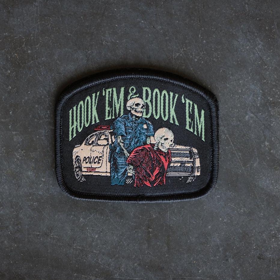 Hook 'Em & Book 'Em - Patch – WORKMAN
