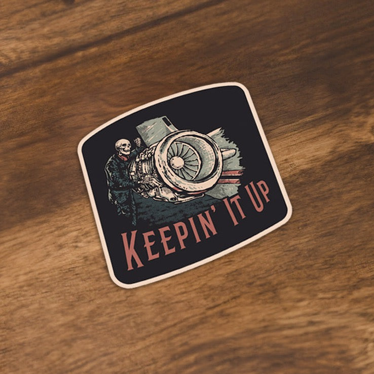Keepin' It Up - Sticker – WORKMAN