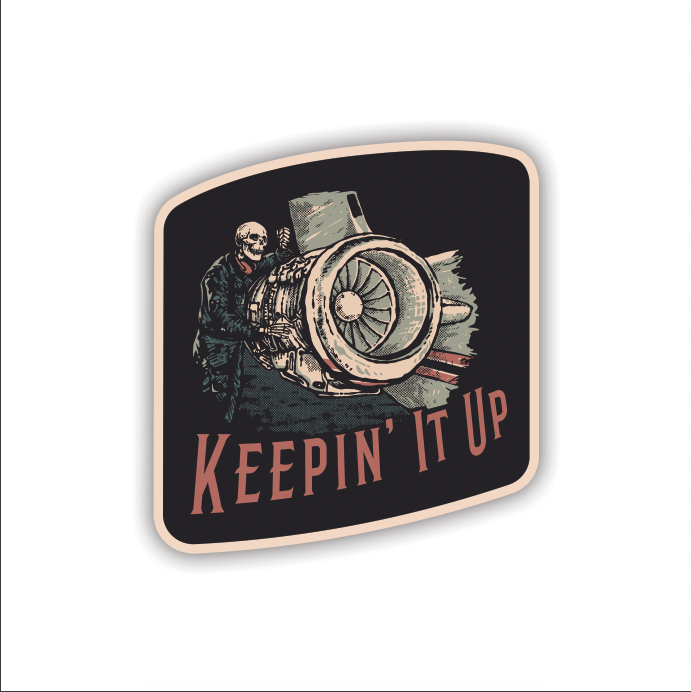 Keepin' It Up - Sticker - Workman Trading Co.