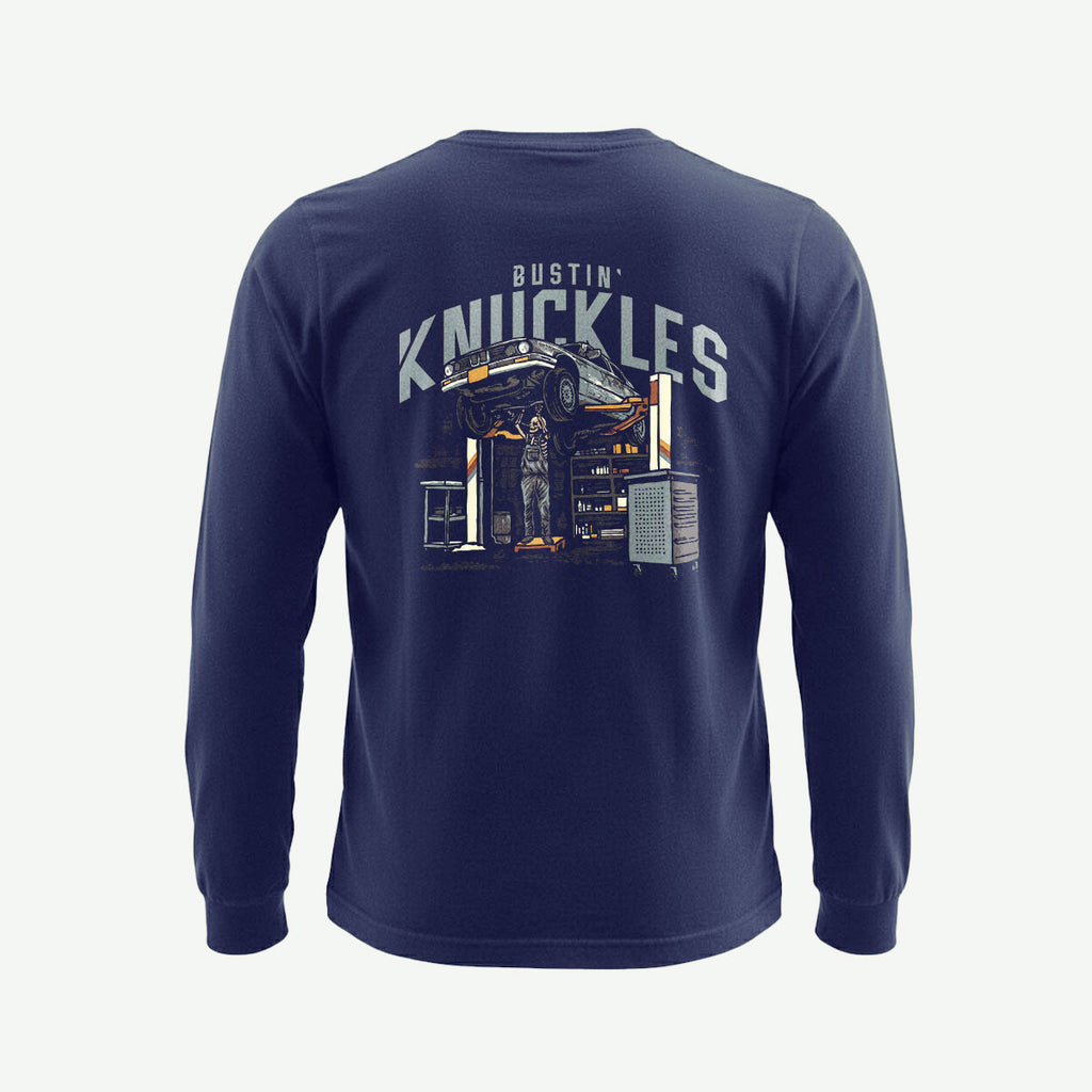 Bustin' Knuckles - Pocket Long Sleeve – WORKMAN